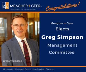 Greg Simpson Elected to Management Committee - Meagher & Geer
