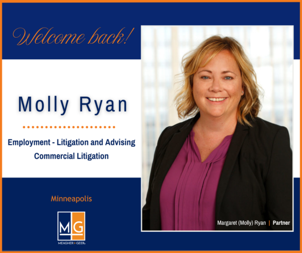 Welcome back Molly Ryan (1) - Meagher & Geer